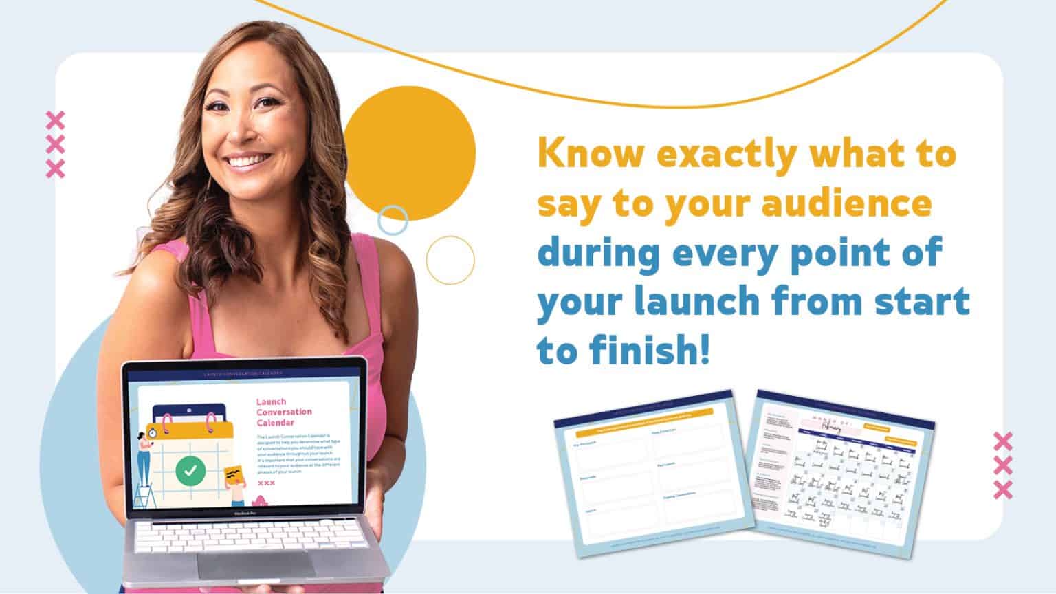 Launch Conversation Calendar - Online Marketing Podcast